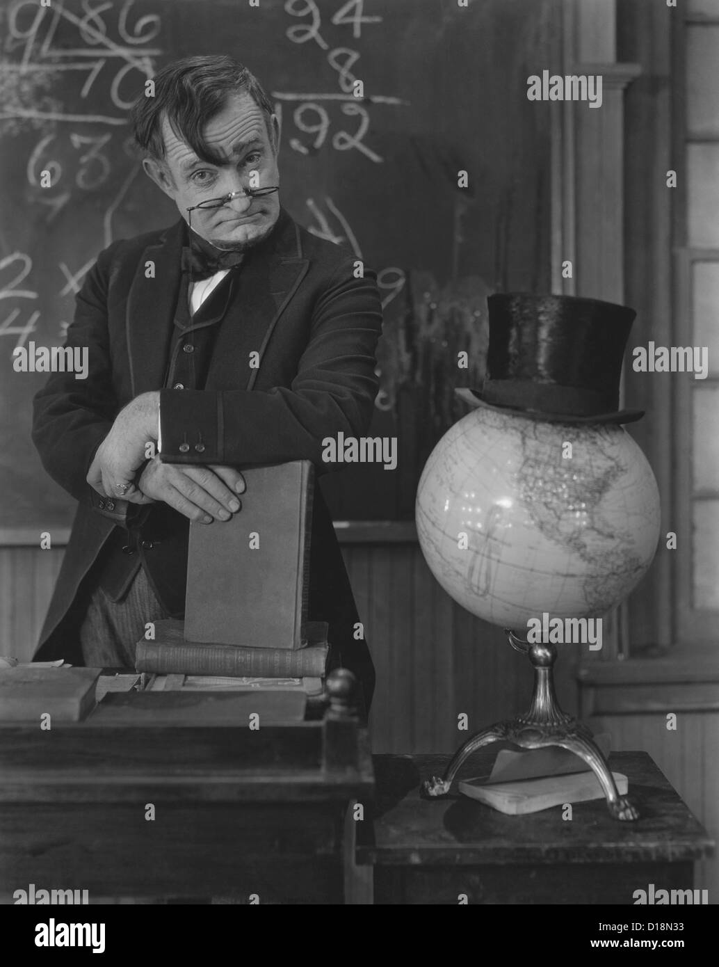 Old male math teacher hi-res stock photography and images - Alamy