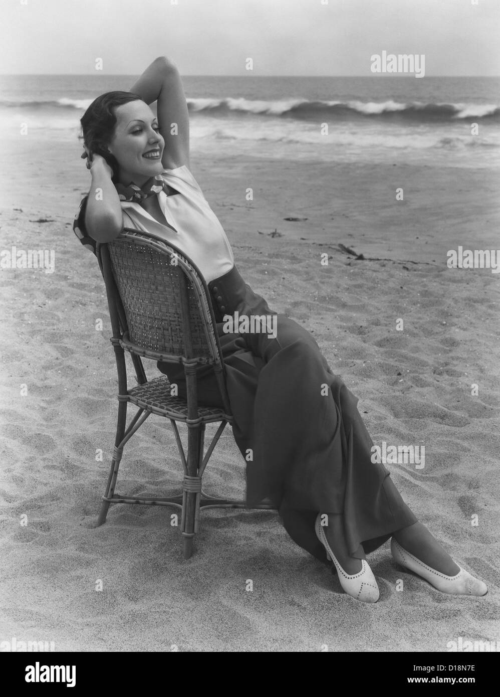 Lady getting Black and White Stock Photos & Images - Alamy