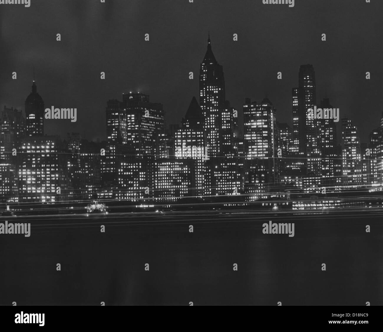 Illuminating night Black and White Stock Photos & Images - Alamy