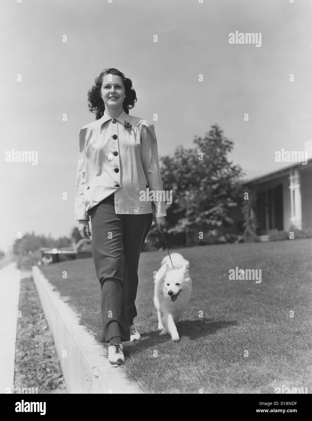 Stroll outside Black and White Stock Photos & Images - Alamy