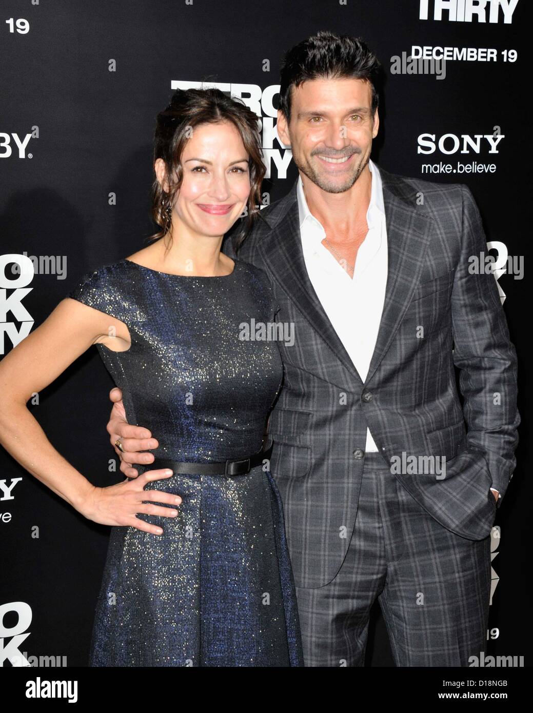 Dec. 10, 2012 - Los Angeles, California, U.S. - Frank Grillo, Wendy ...