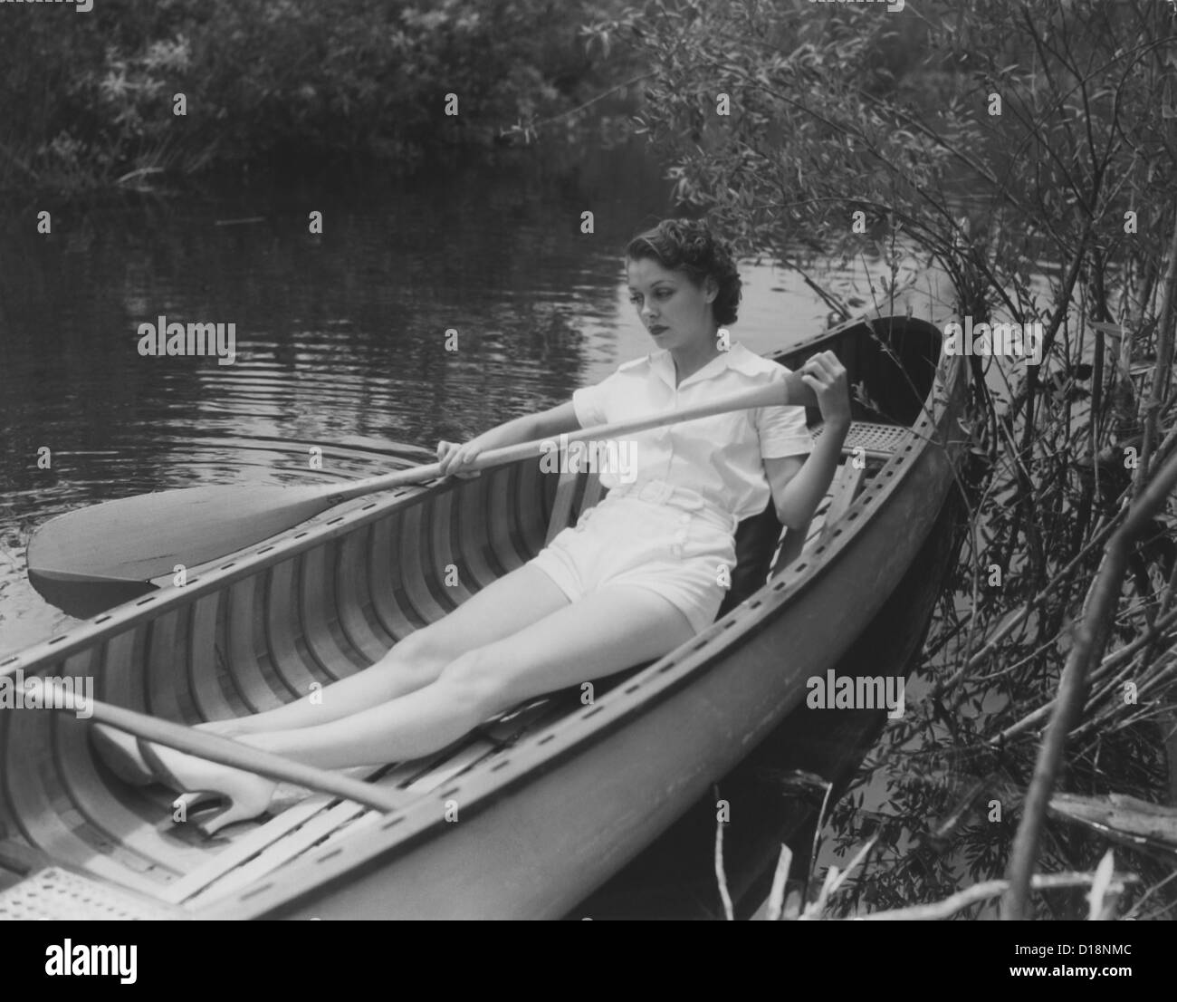 Row your boat gently down the stream Stock Photo - Alamy
