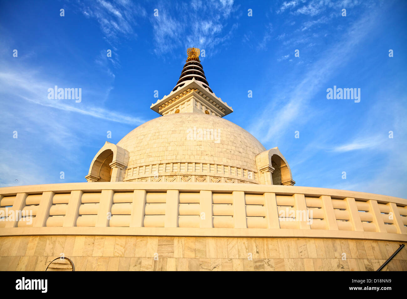 Vishwa Shanti Stupa, (known as World Peace Pagoda) at the Indraprastha ...