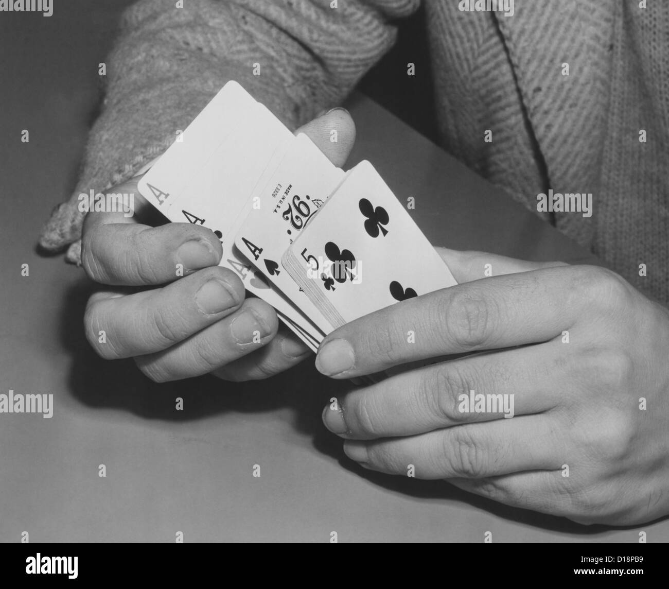 Card shuffling styles hi-res stock photography and images - Alamy
