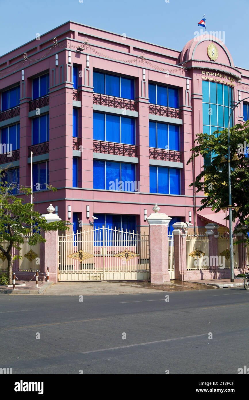 The Building of the National Bank of Cambodia in Phnom Penh, Cambodia ...