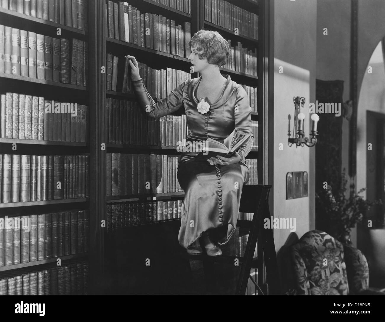 Hobbies reading Black and White Stock Photos & Images - Alamy