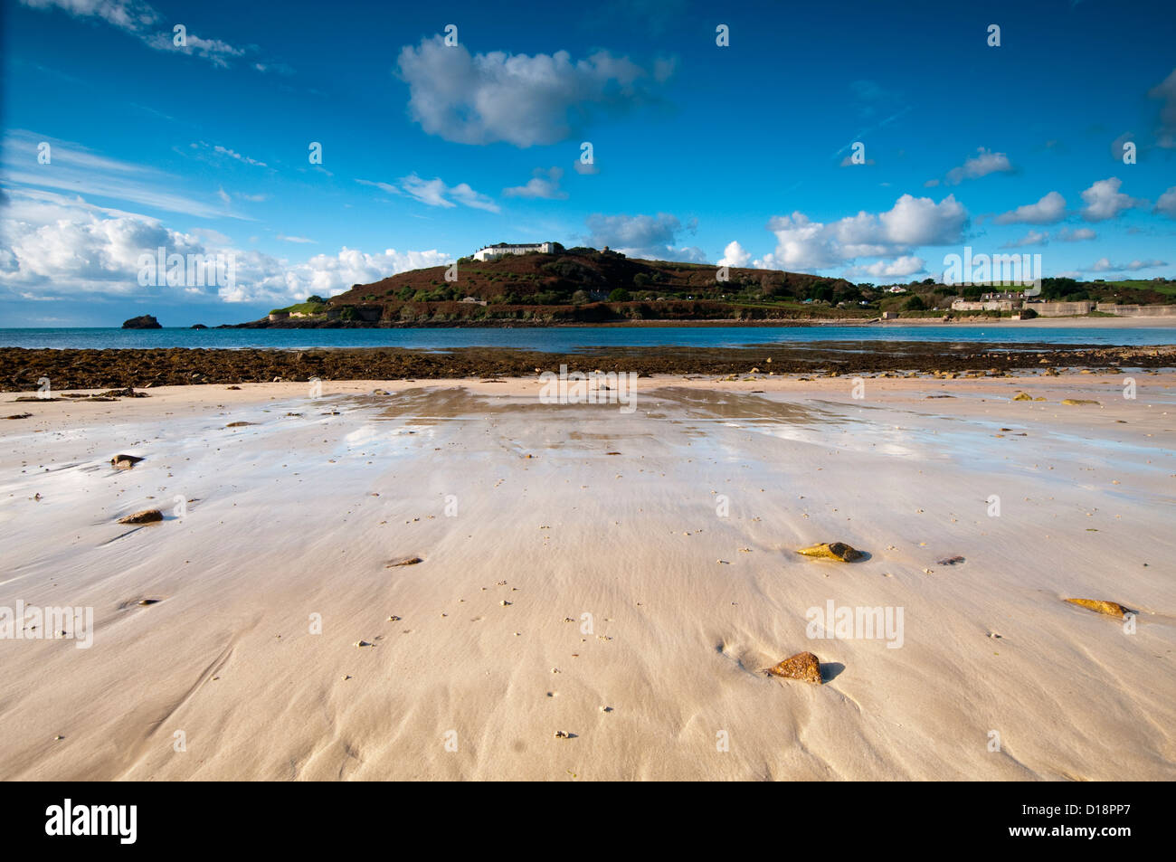 On longis bay beach alderney hi-res stock photography and images - Alamy