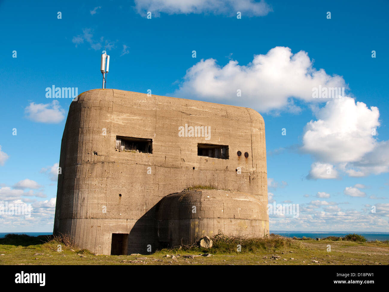 The Odeon German Bunker on Alderney, Channel Islands Stock Photo - Alamy