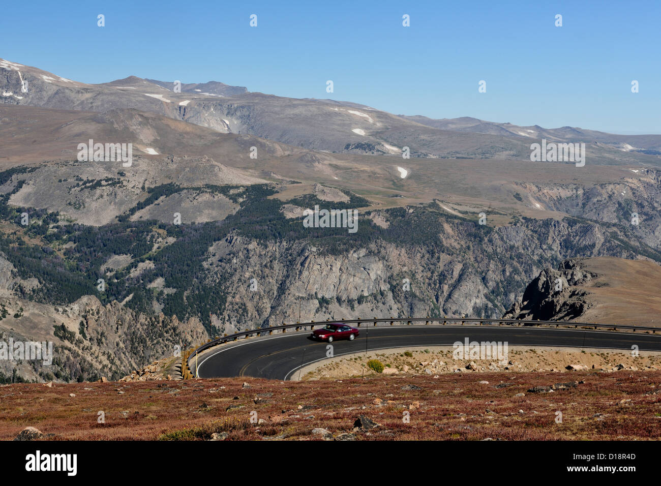 Alpine vistas along the Beartooth Scenic Byway, Beartooth Scenic Byway ...
