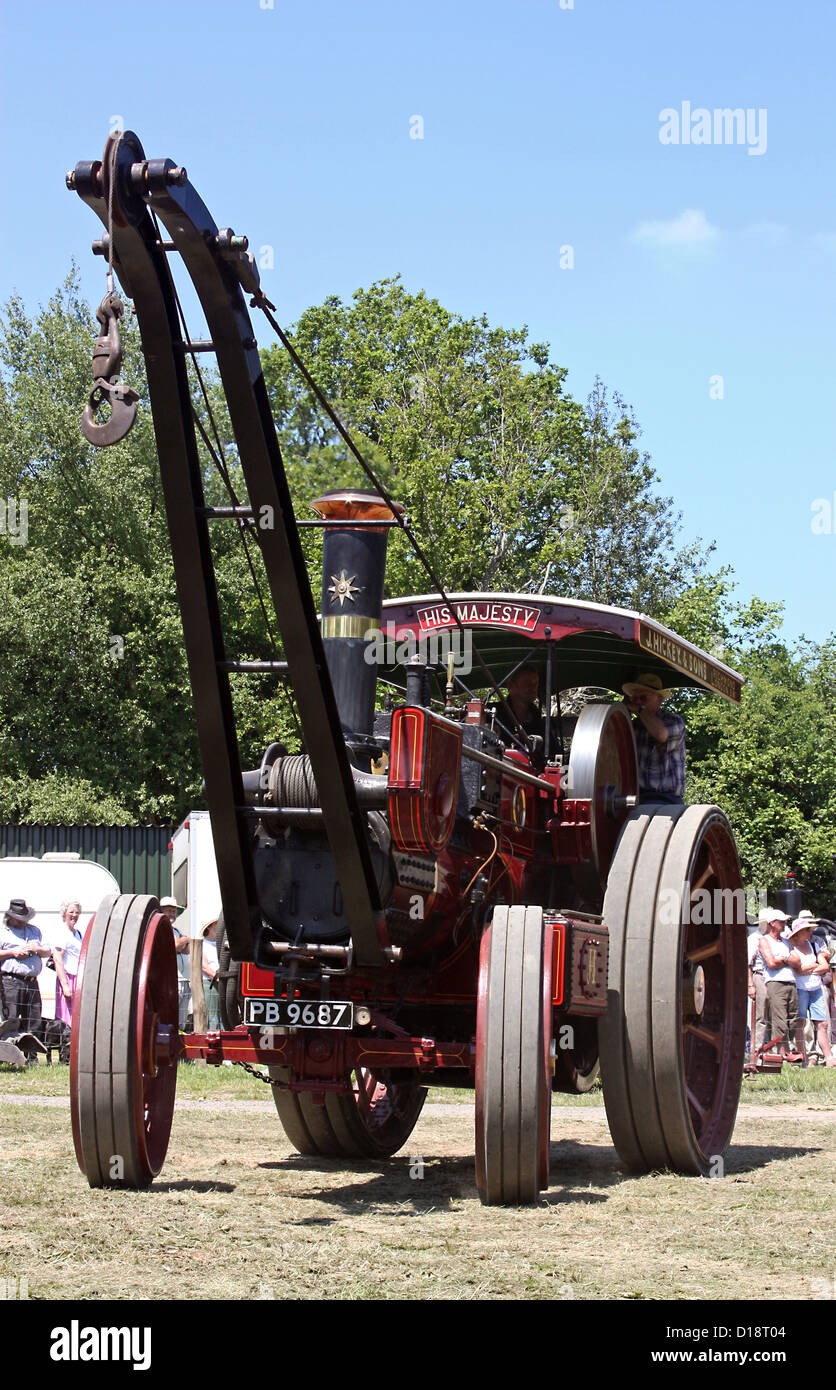 Vintage burrell steam traction engine hi-res stock photography and ...