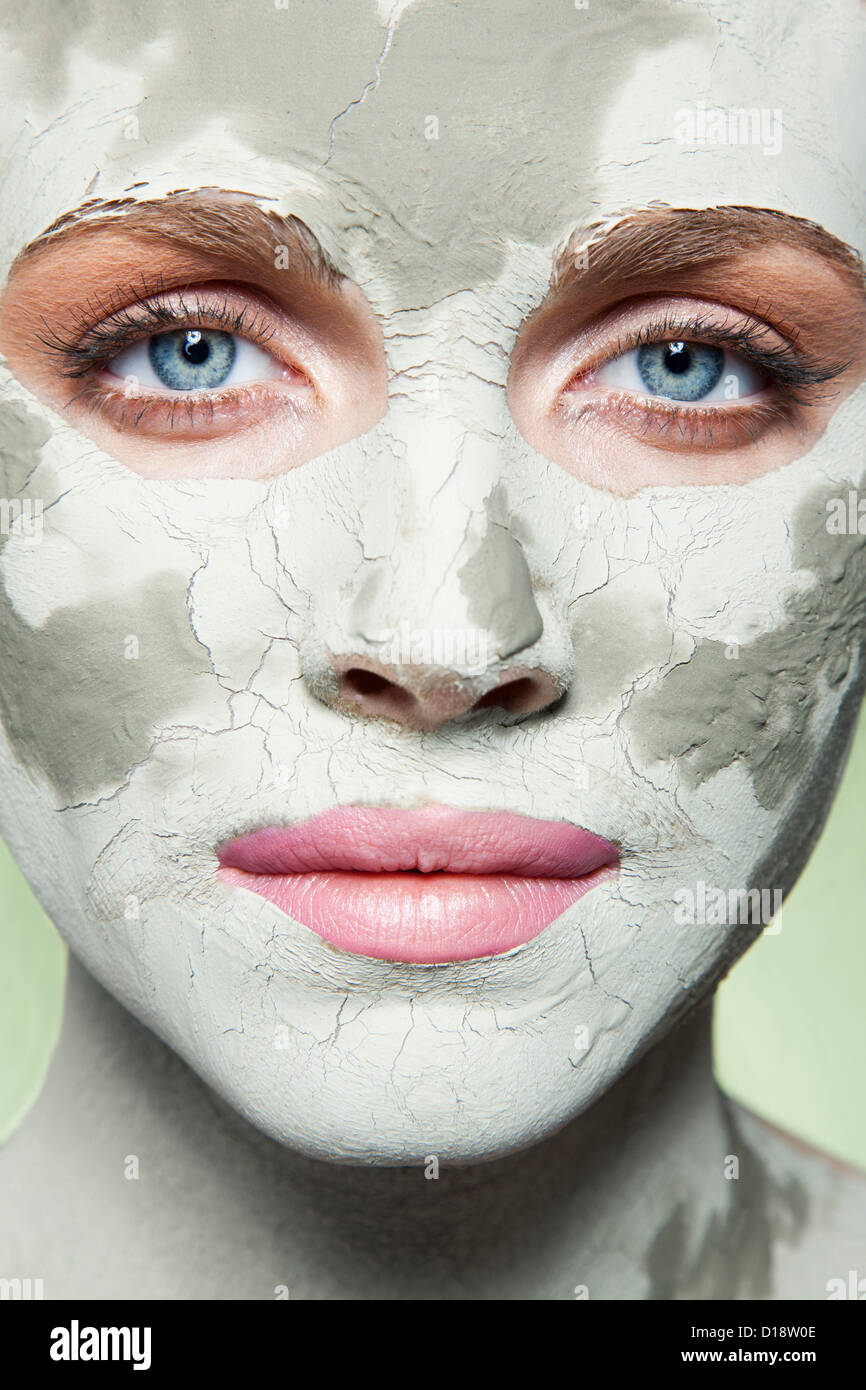 Face cracking woman hi-res stock photography and images - Alamy