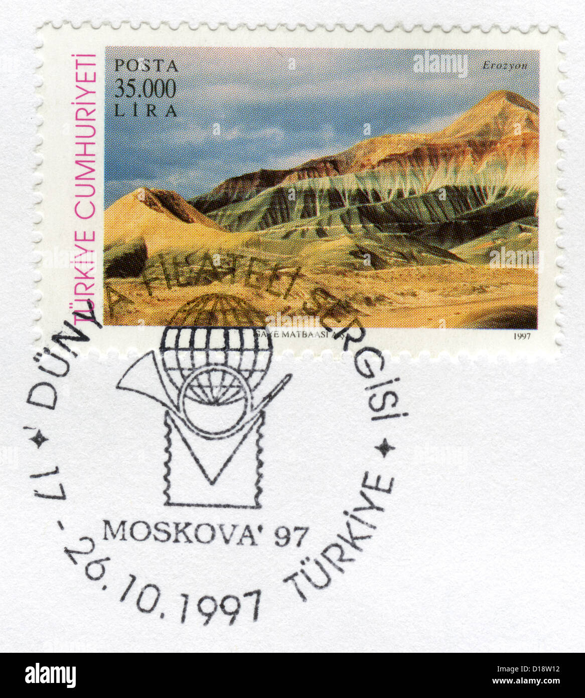 Turkey stamp hi-res stock photography and images - Alamy