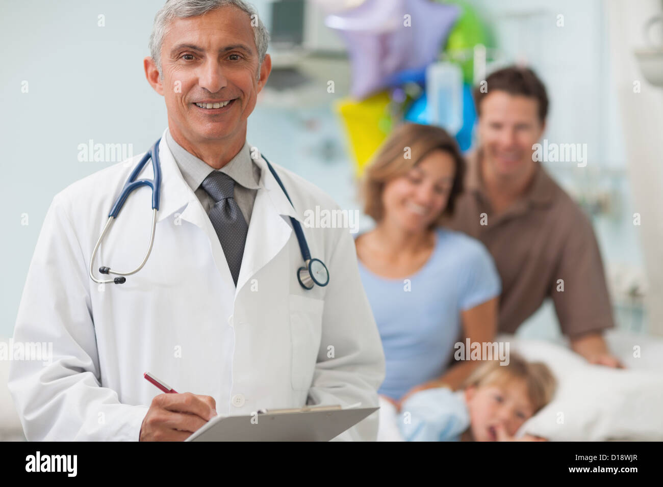 Doctor standing in a hospital room Stock Photo - Alamy