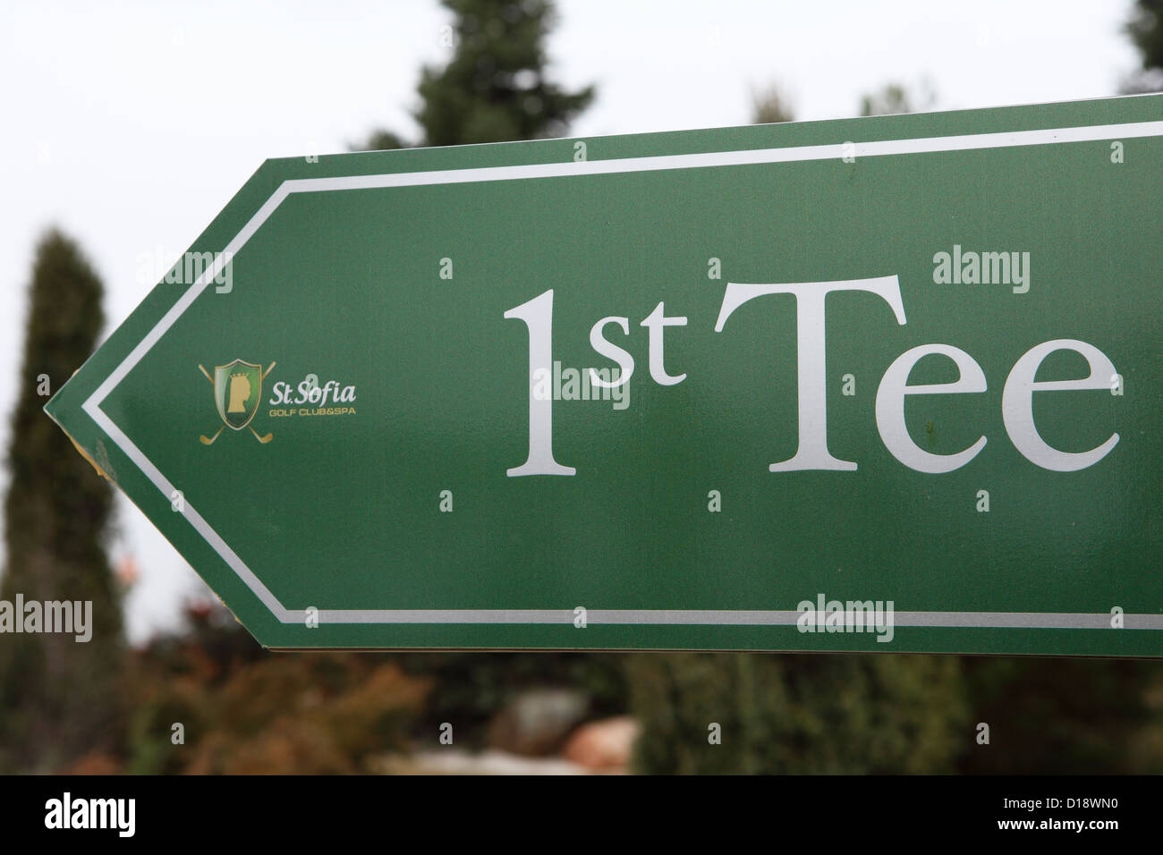 1st tee hi-res stock photography and images - Alamy