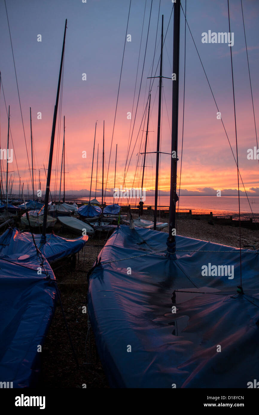 Whitstable Sunset (Kent Stock Photo - Alamy