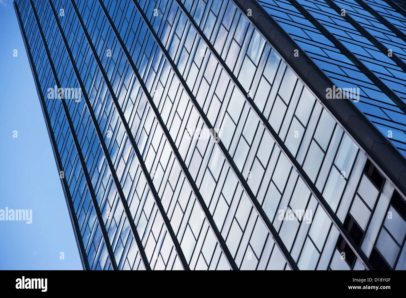 Low angle view of office building Stock Photo - Alamy