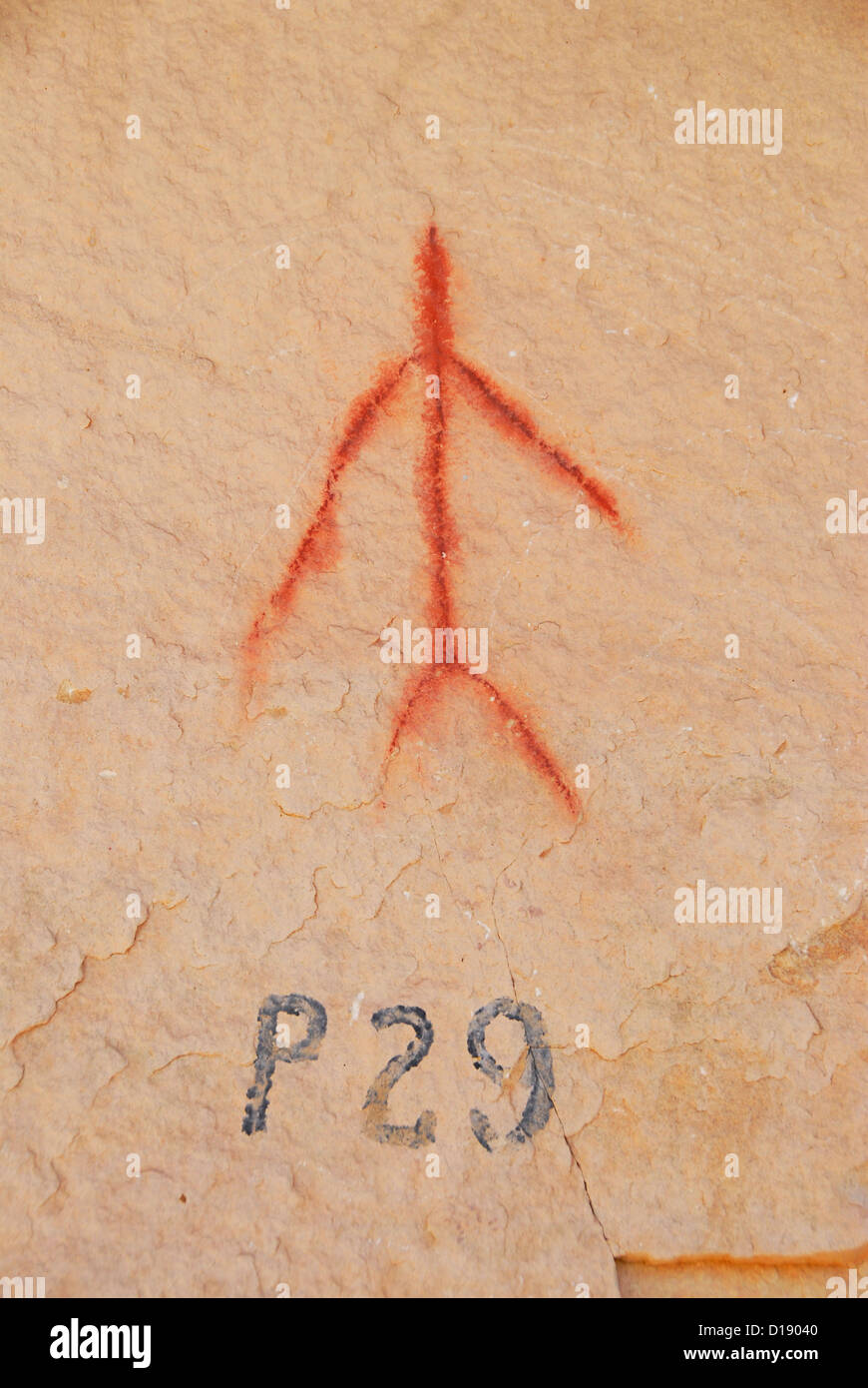 Native American rock art on a cliff in Northern Utah Stock Photo - Alamy