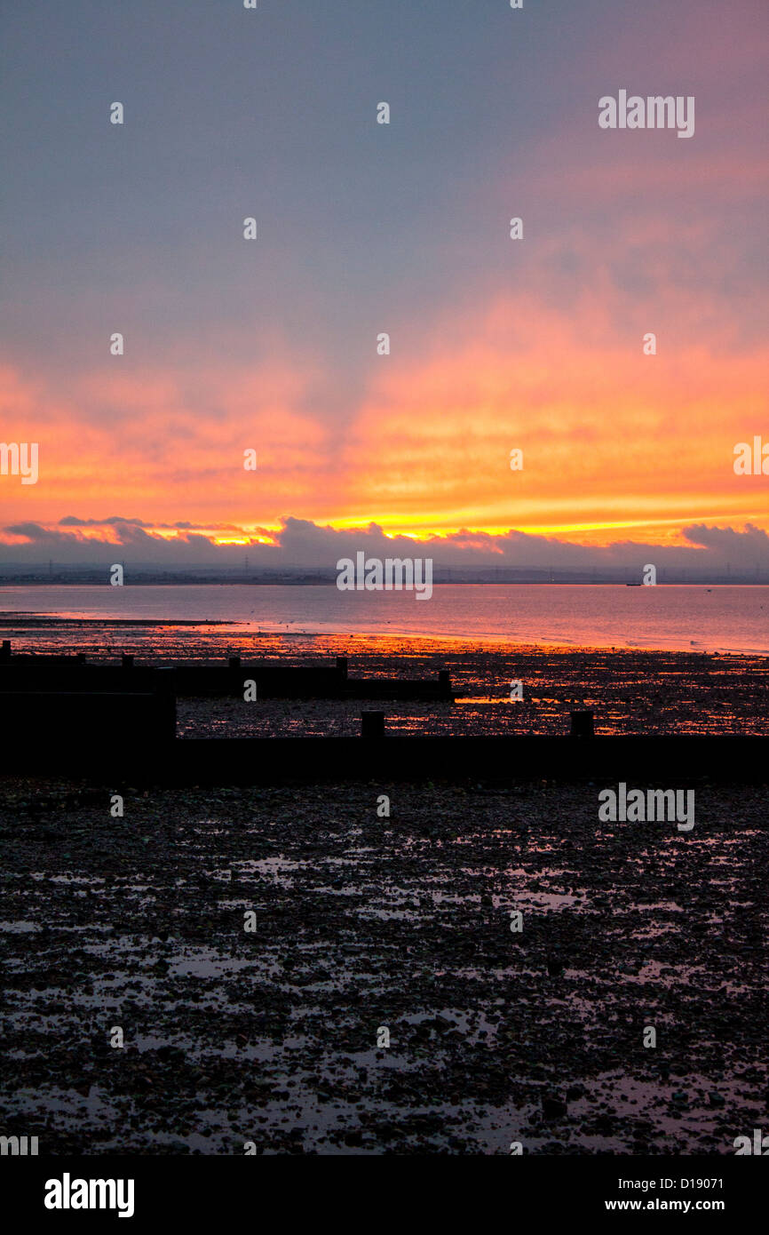 Whitstable Sunset (Kent Stock Photo - Alamy