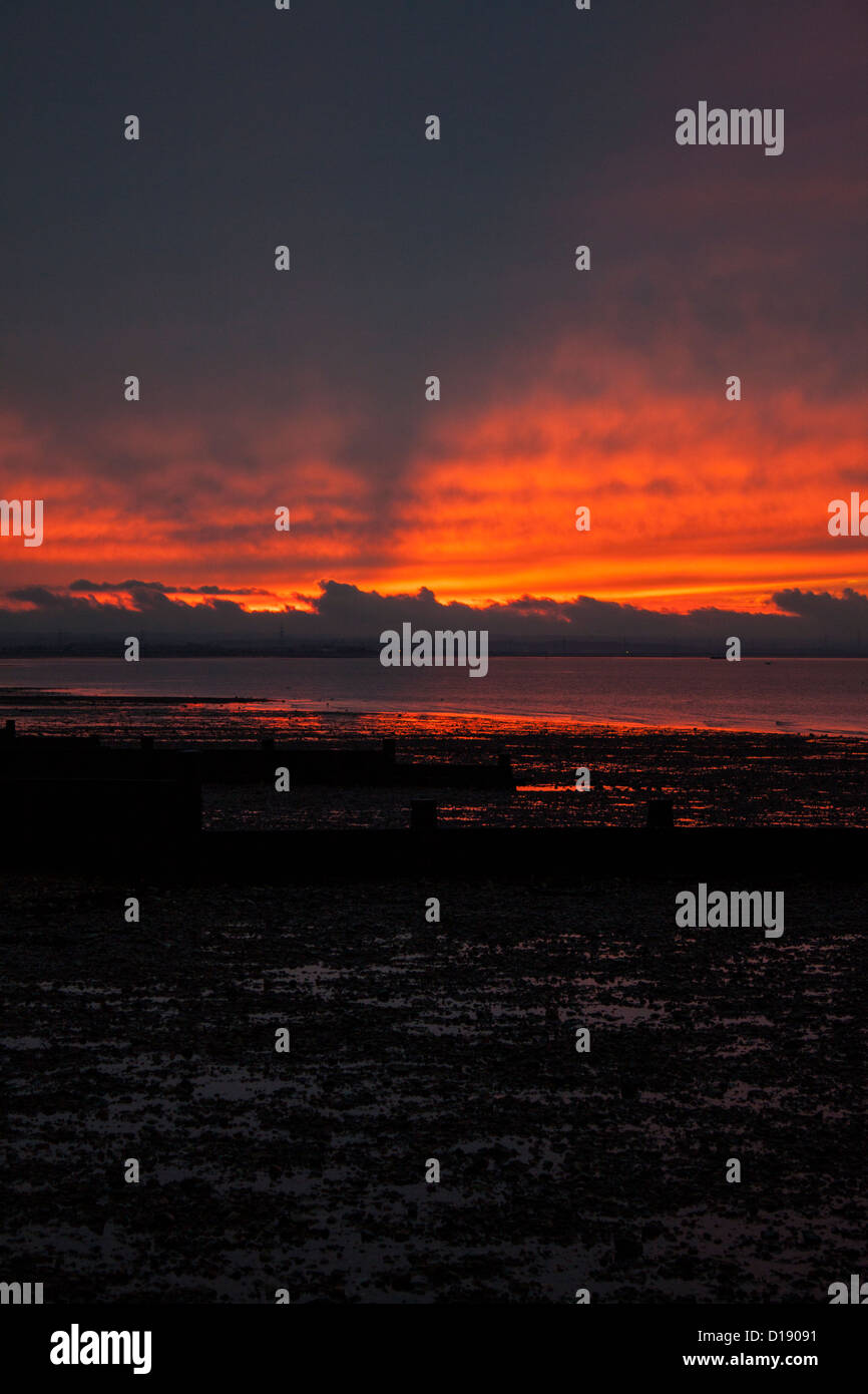 Whitstable Sunset (Kent Stock Photo - Alamy