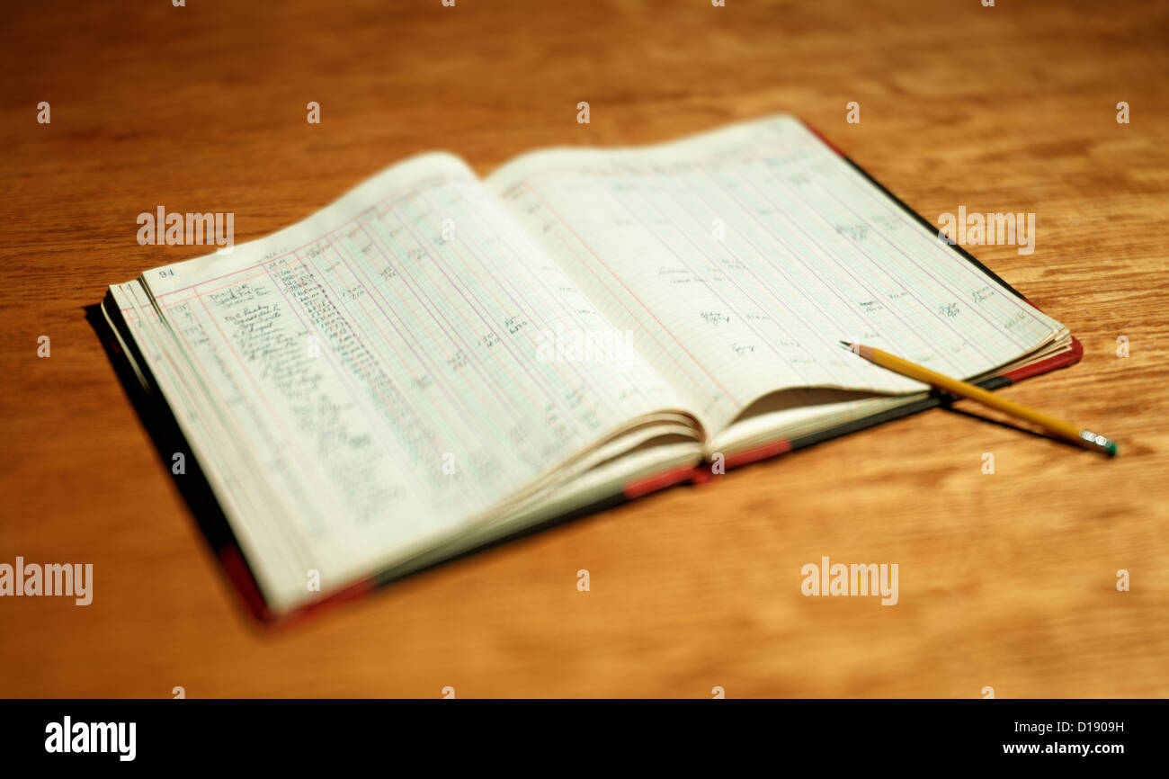 Accounting ledger book hi-res stock photography and images - Alamy