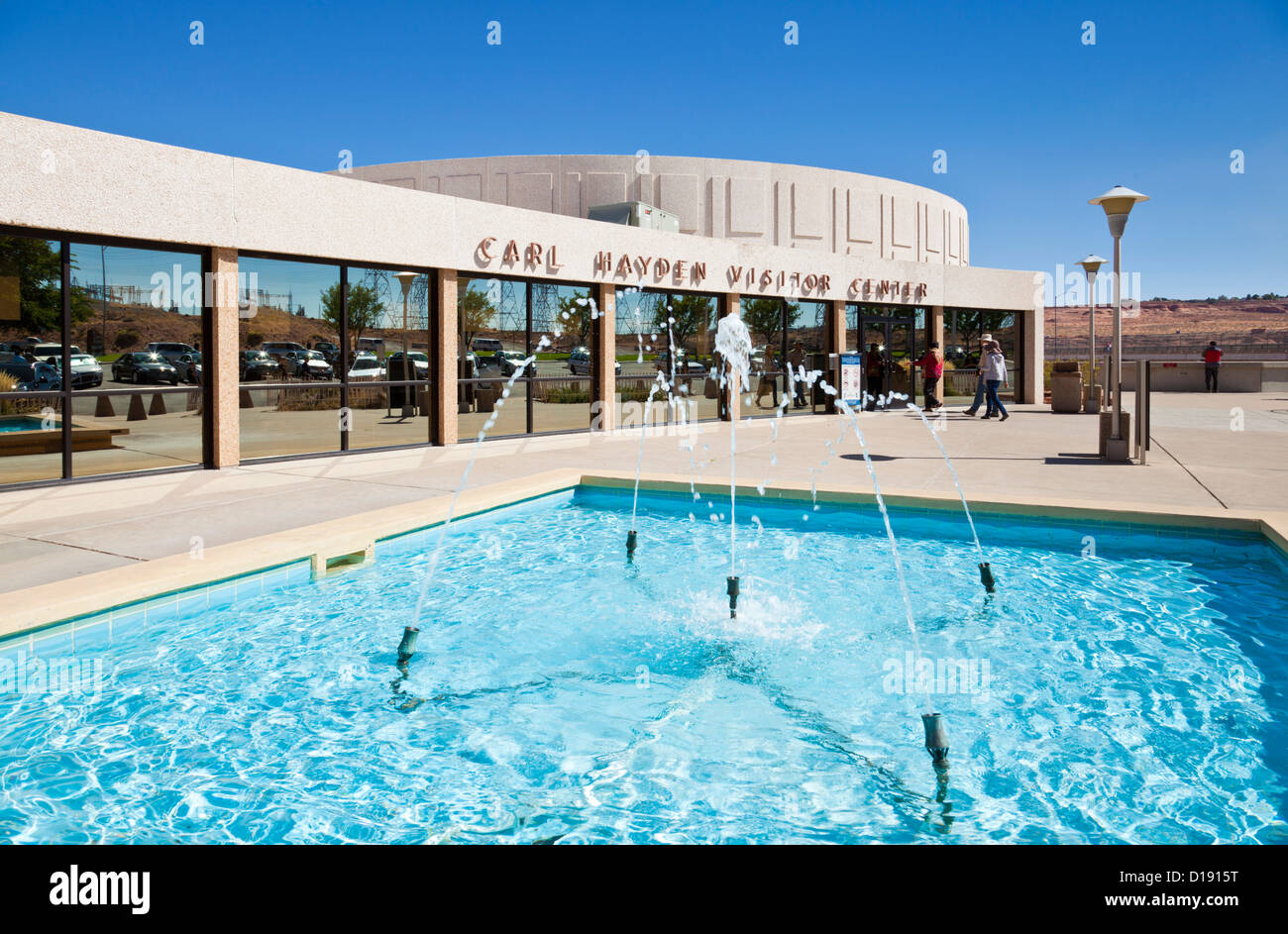 Carl Hayden Visitor Centre at Glen Canyon Dam, near Page, Arizona ...