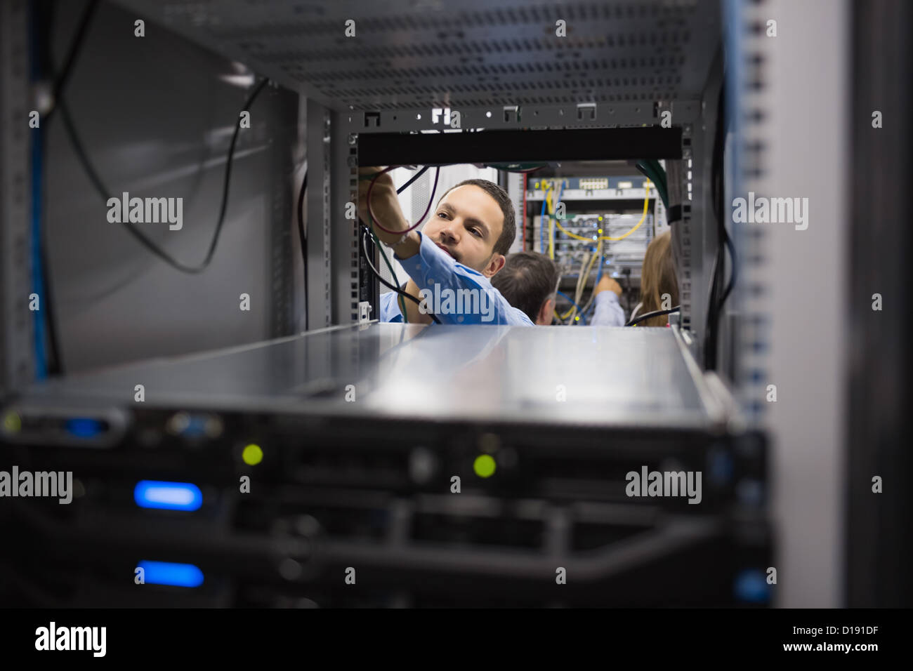 Man Fixing Wires High Resolution Stock Photography and Images - Alamy