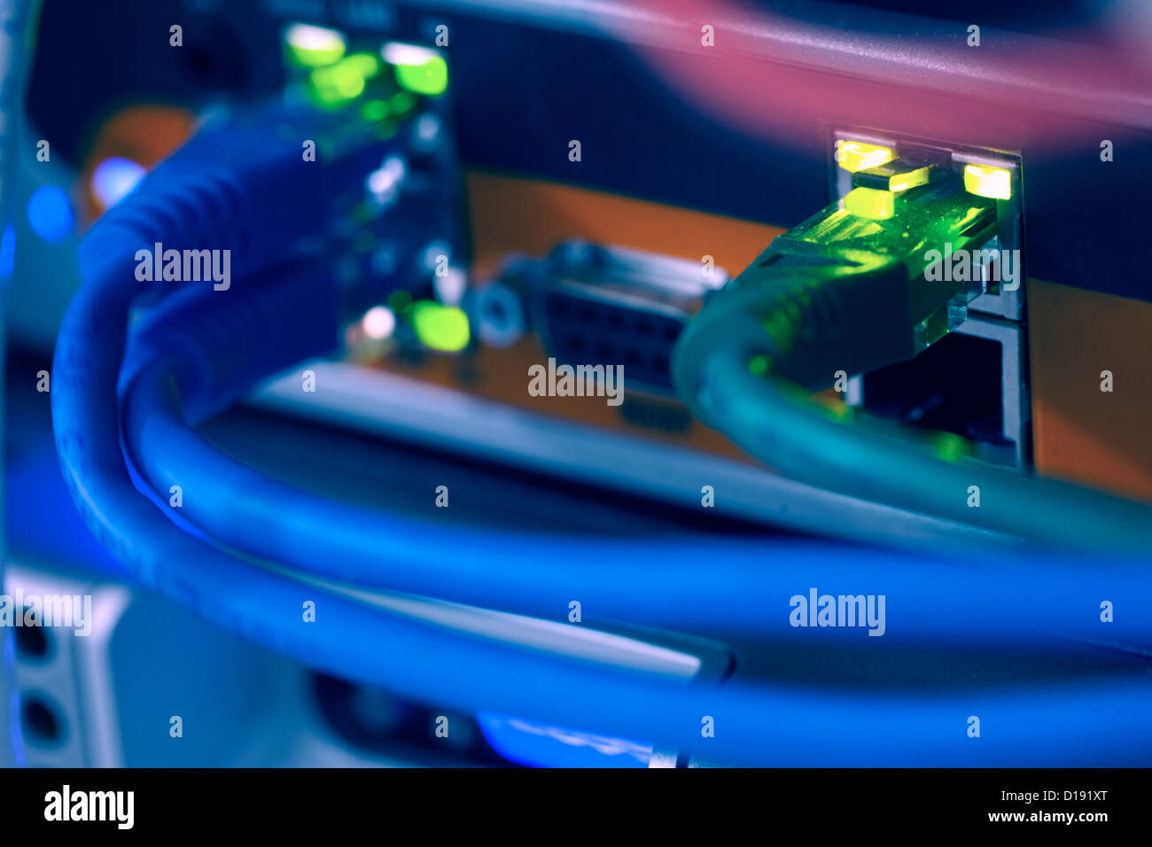 Close-up of USB wires Stock Photo - Alamy