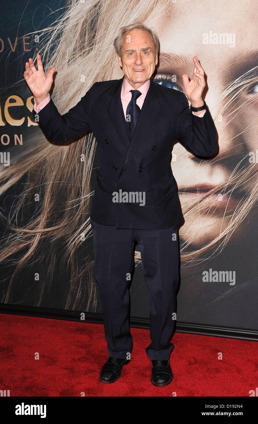 New York, USA. 10th December 2012. Harold Evans at arrivals for LES ...