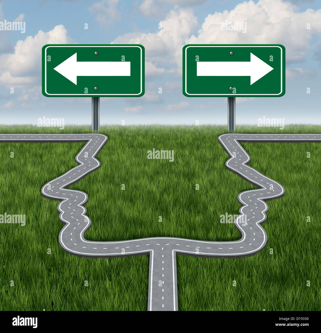 Cross roads decision hi-res stock photography and images - Alamy