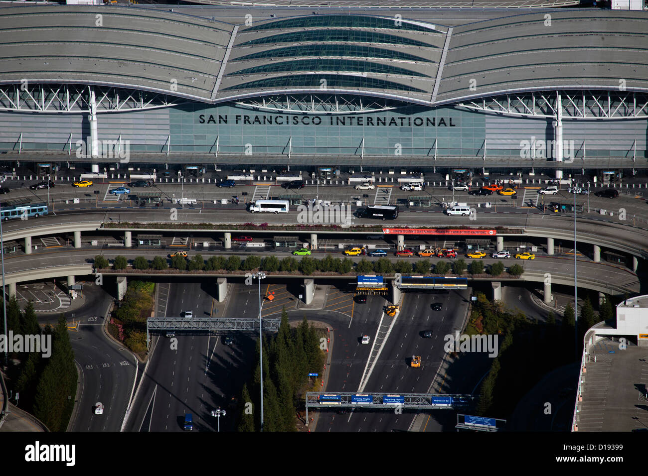 Aerial view san francisco international hi-res stock photography and ...