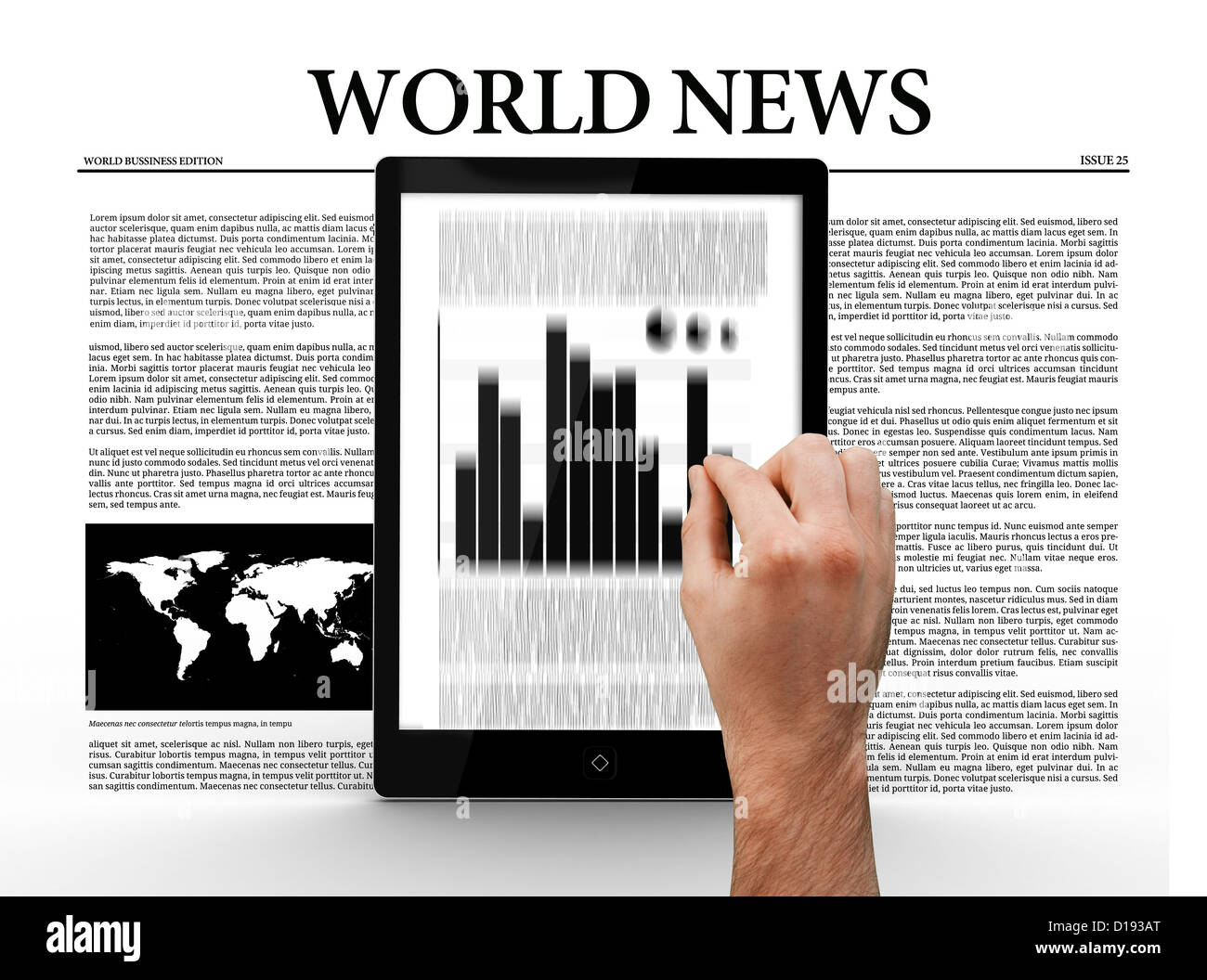 Scrolling graph hi-res stock photography and images - Alamy