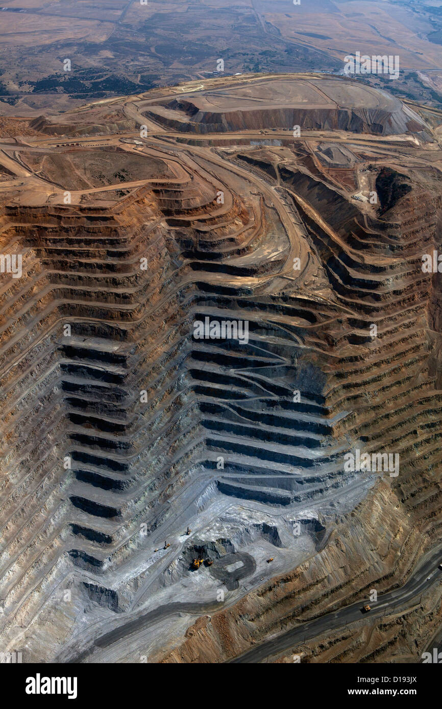 Kennecott copper mine aerial hi-res stock photography and images - Alamy