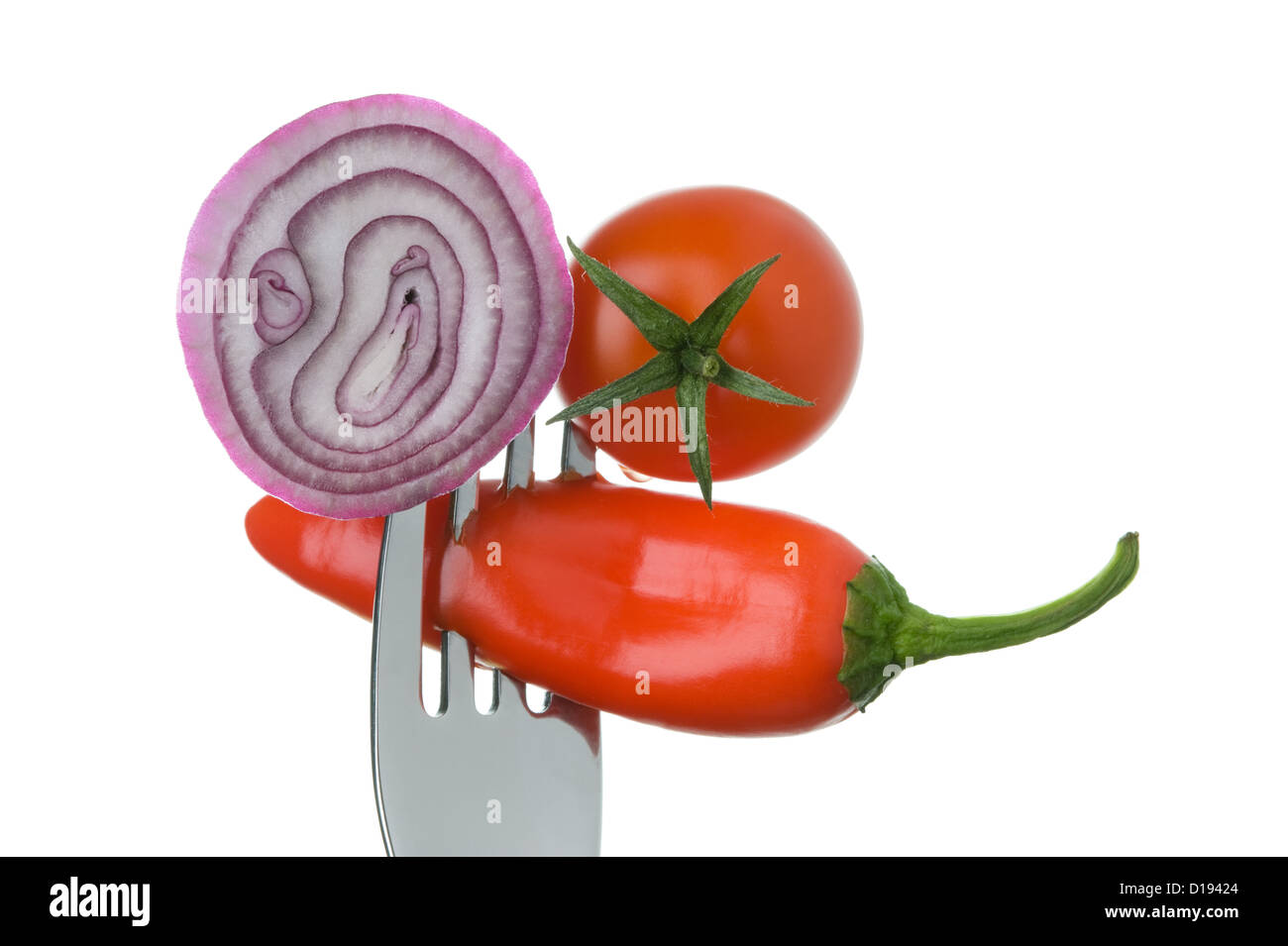 Three prong fork hi-res stock photography and images - Alamy