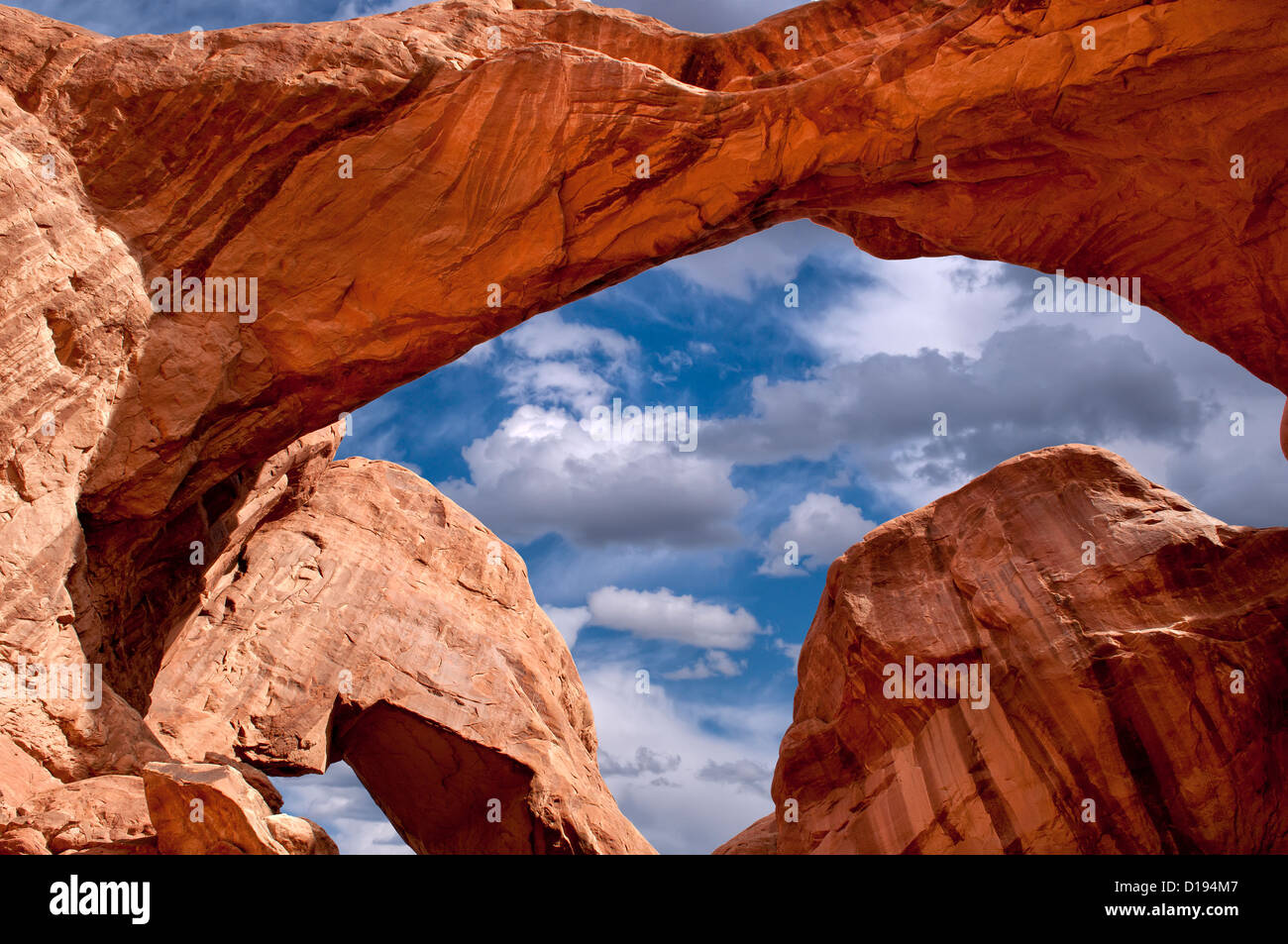Inside the Double Arch Stock Photo - Alamy
