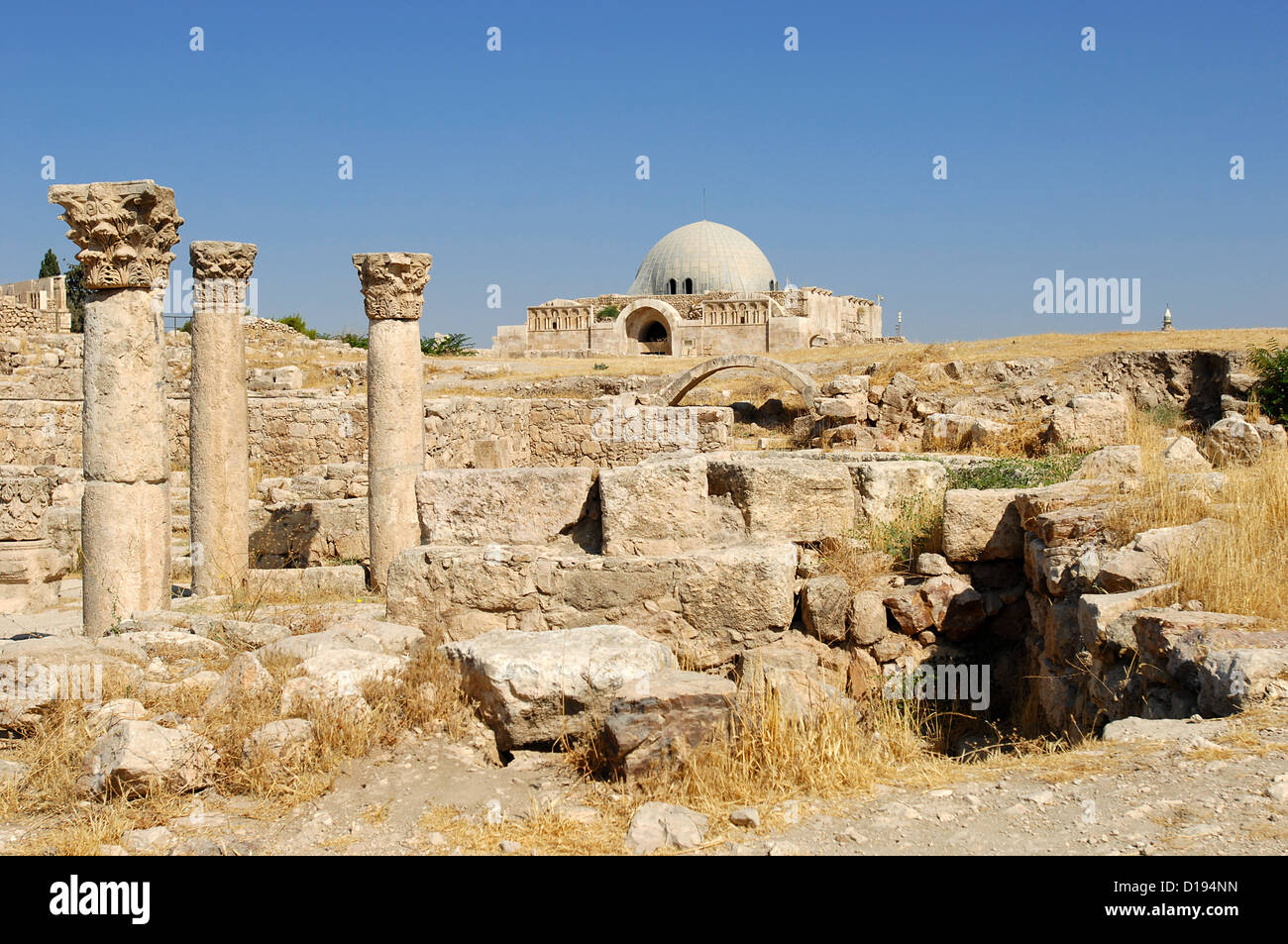 Amman the Citadel Stock Photo - Alamy