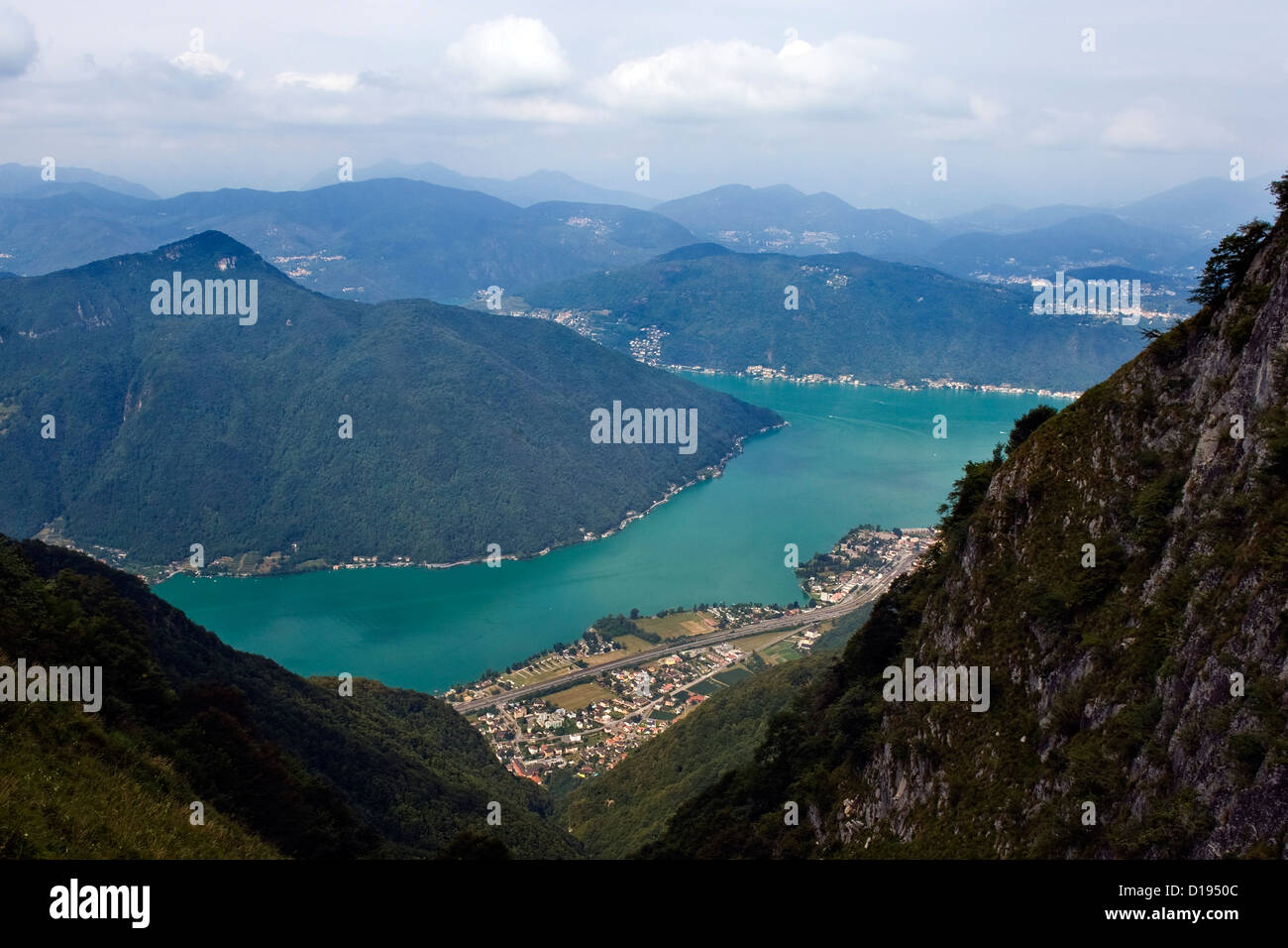 Switzerland, Canton Ticino, Lugano lake, landscape Stock Photo - Alamy