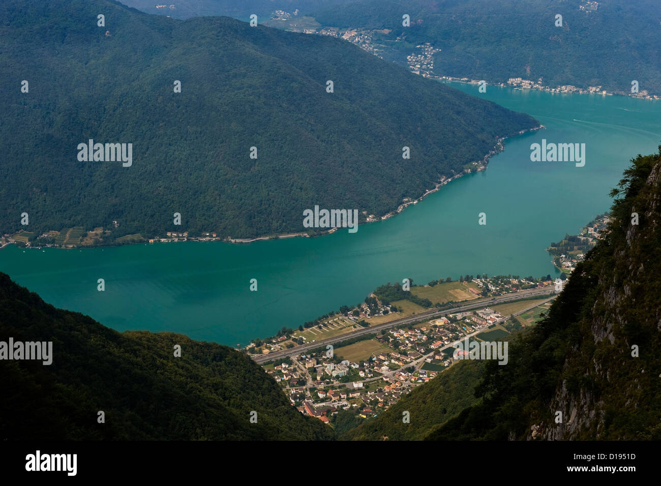 Switzerland, Canton Ticino, Lugano lake, landscape Stock Photo - Alamy