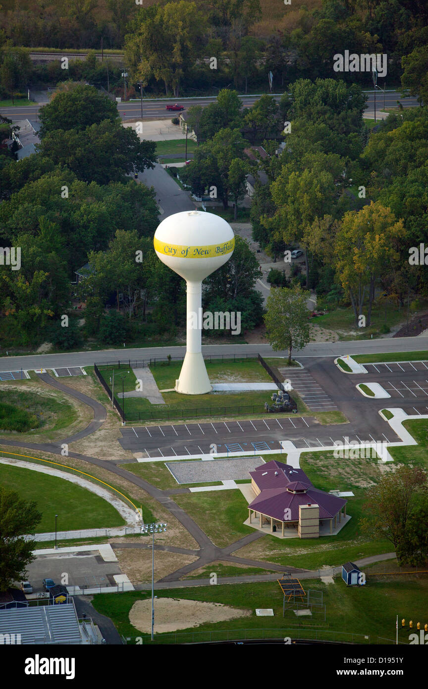 Water Tower Aerial View
