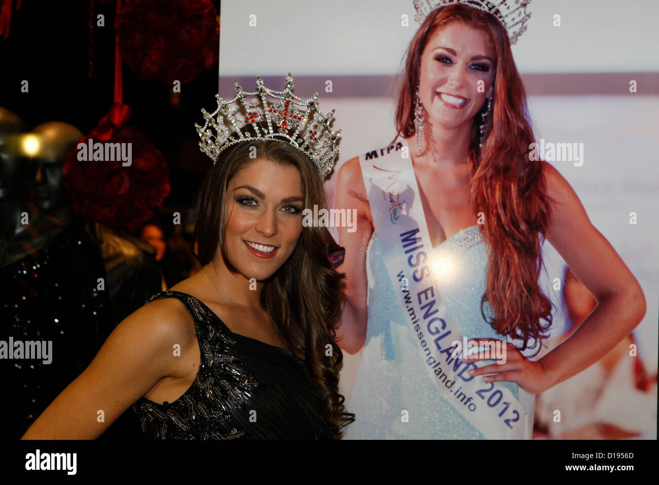 Dec. 11, 2012 - Athens, Greece - CHARLOTTE HOLMES who was crowned Miss ...