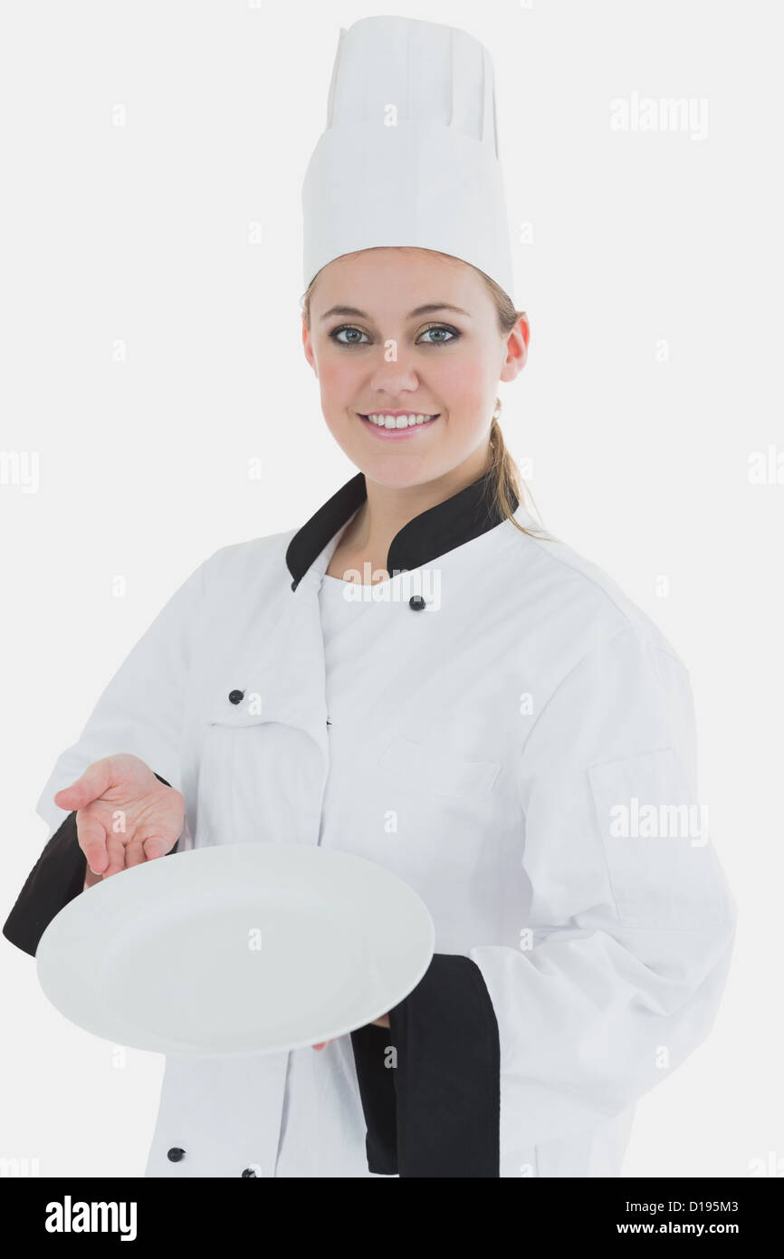 Young woman chef isolated hi-res stock photography and images - Alamy