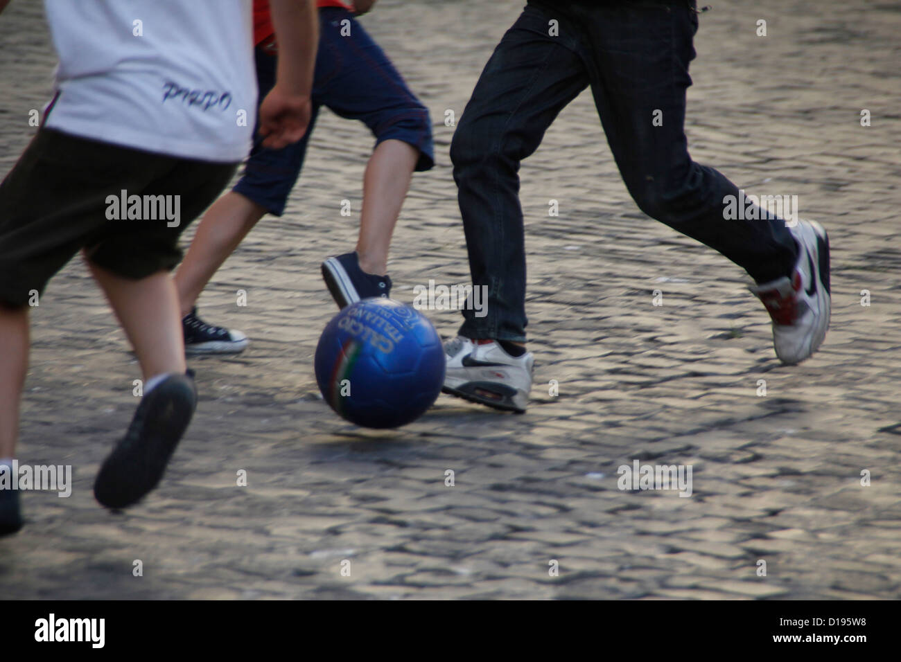 Italian Children Playing Soccer Stock Photos & Italian Children Playing ...