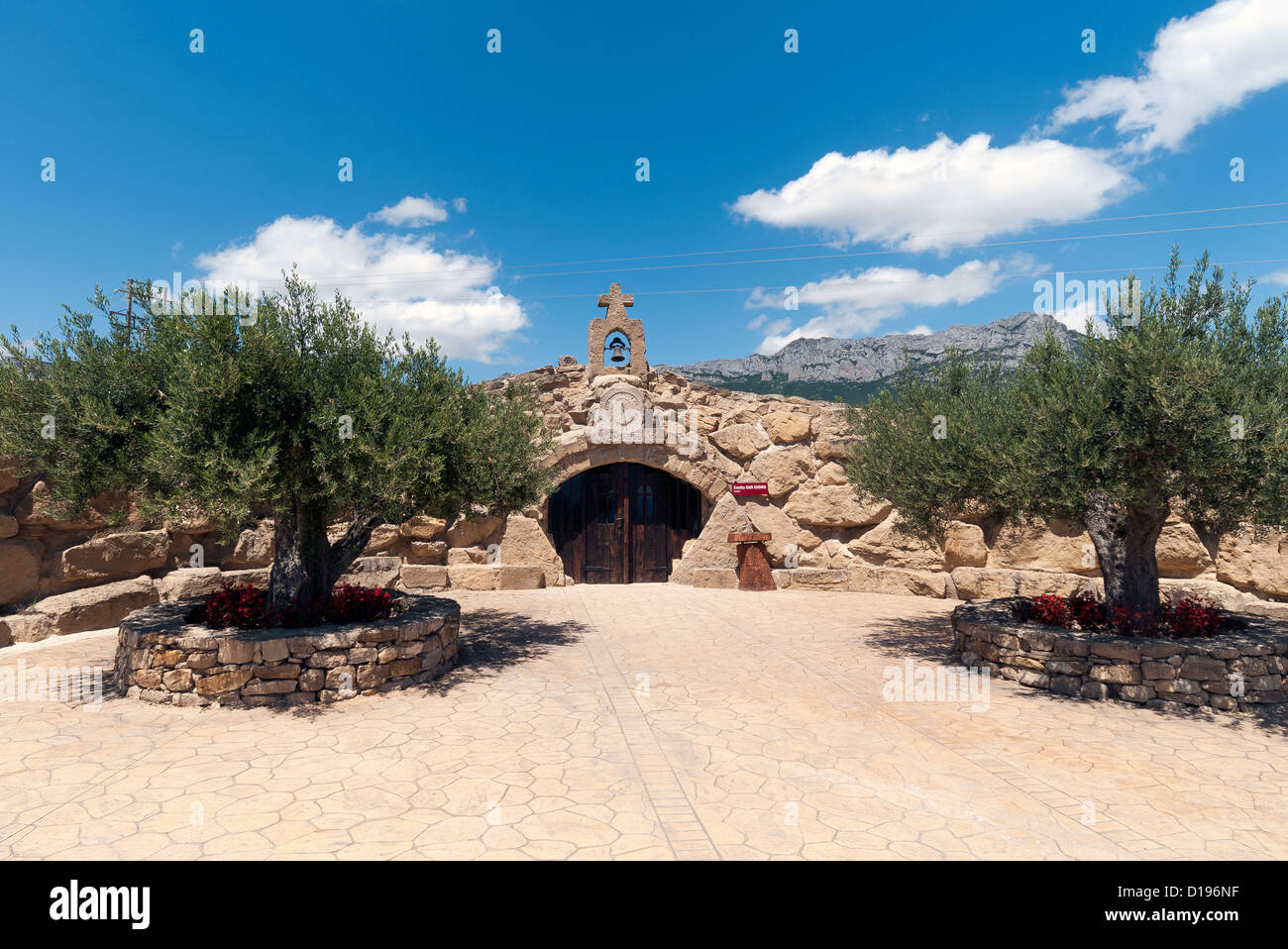 The underground chapel at the Eguren Ugarte winery and hotel in the ...