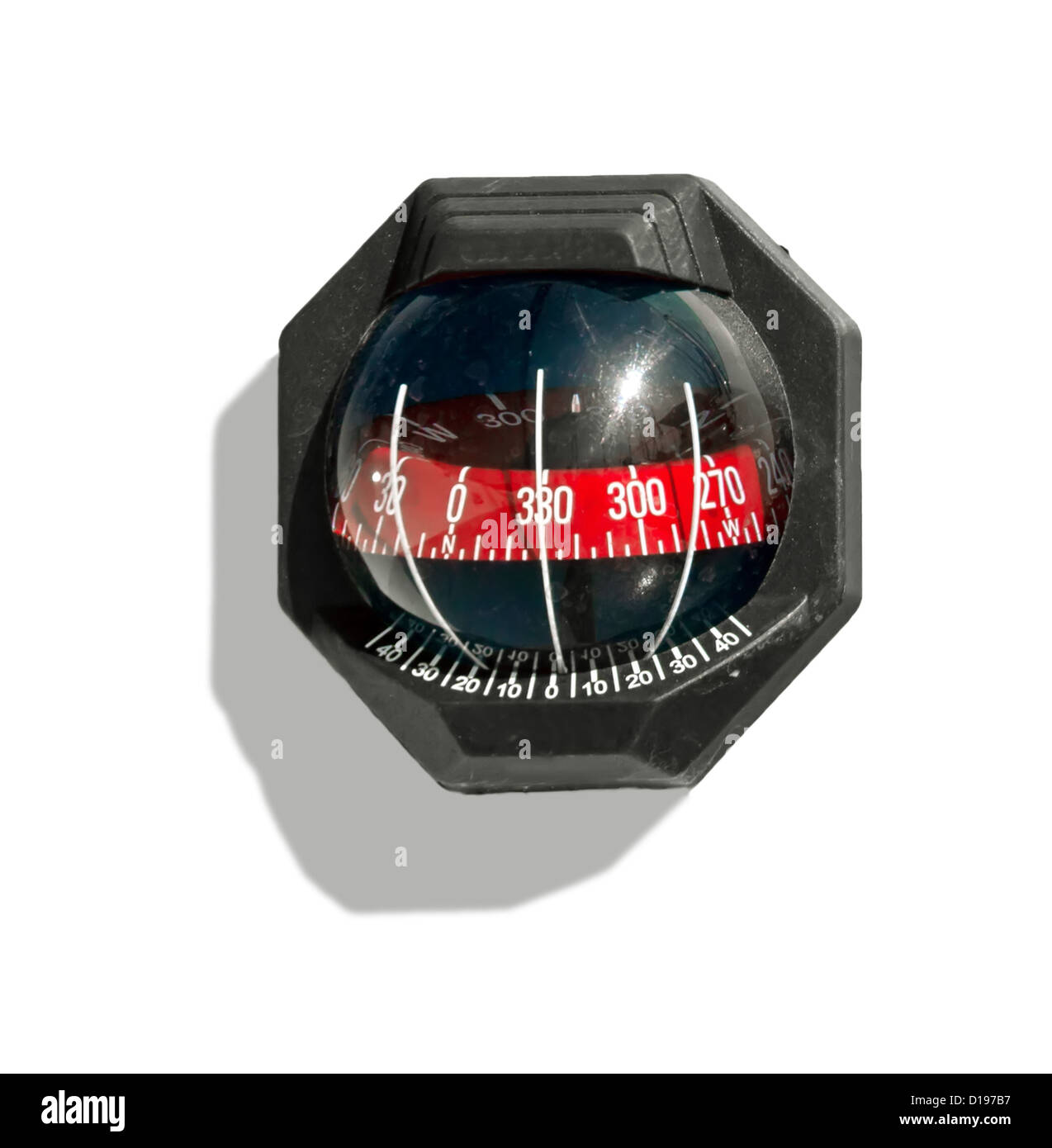 Compass on yacht Cut Out Stock Images & Pictures - Alamy