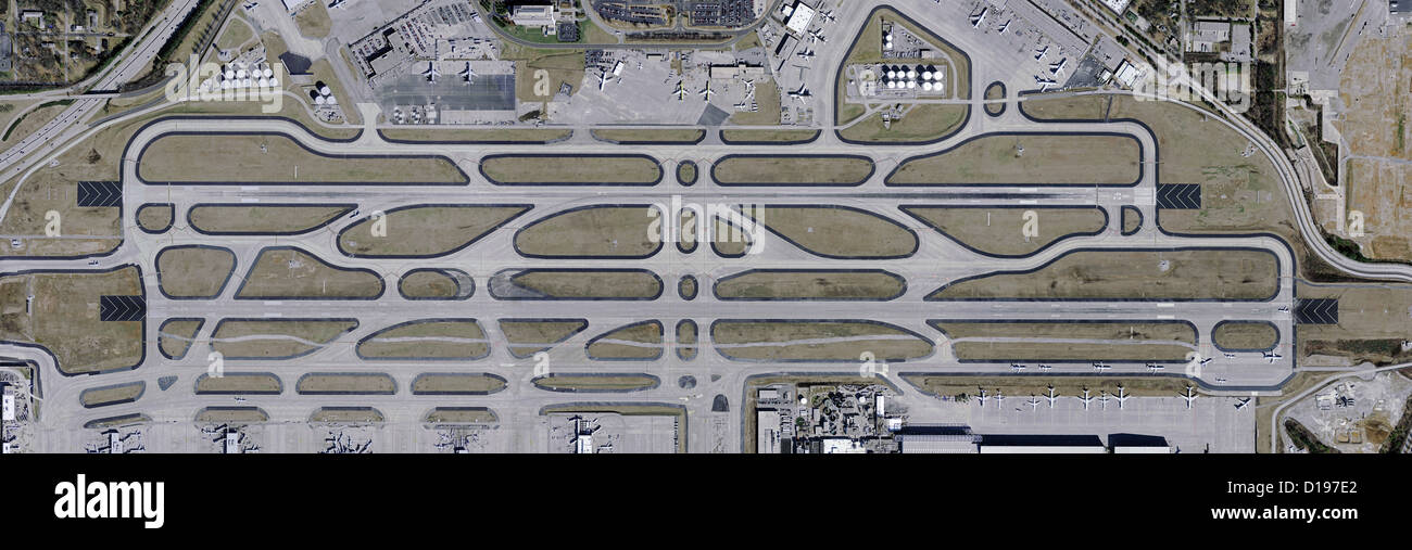aerial photograph northern runways Hartsfield Jackson Atlanta Stock ...