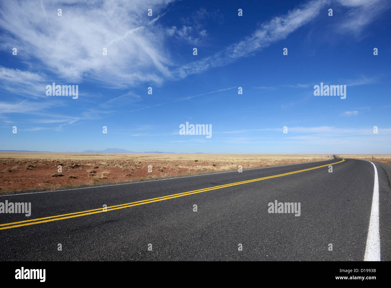 Meteor Crater Road, Arizona Stock Photo - Alamy