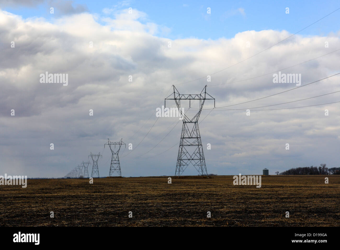 Electrical Transmission Power Lines Stock Photo - Alamy
