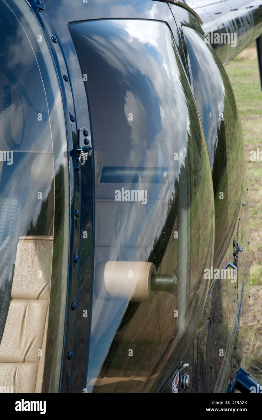 Close up of the window of a Helicopter Stock Photo - Alamy