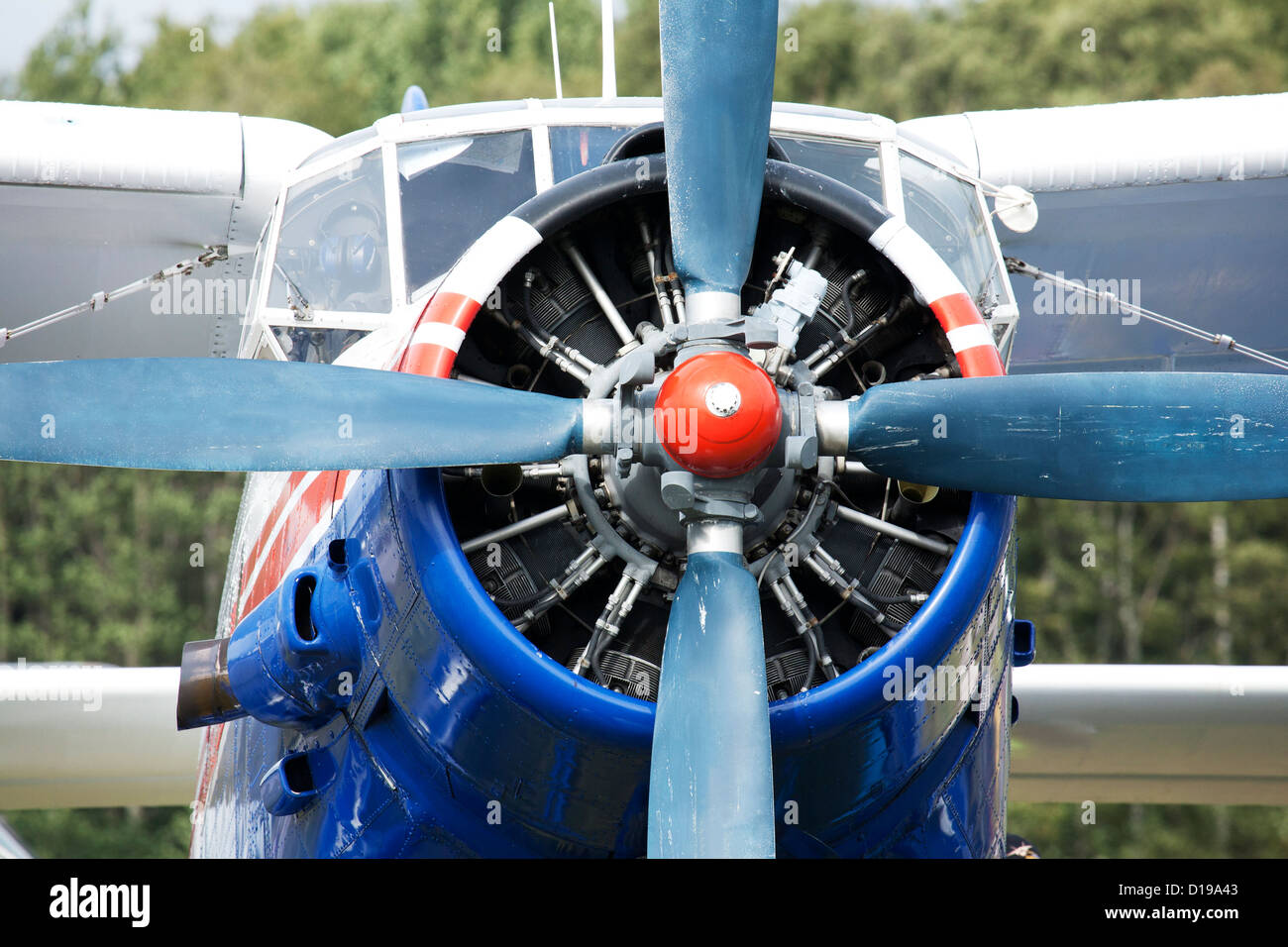 Blue airplane small hi-res stock photography and images - Alamy