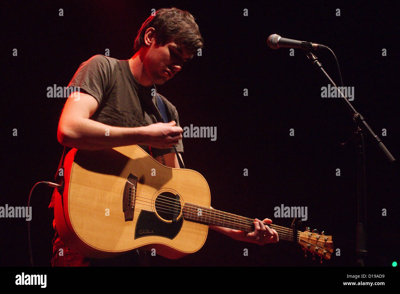 Mark McCabe performs in Inverness, Scotland at the Ironworks supporting ...
