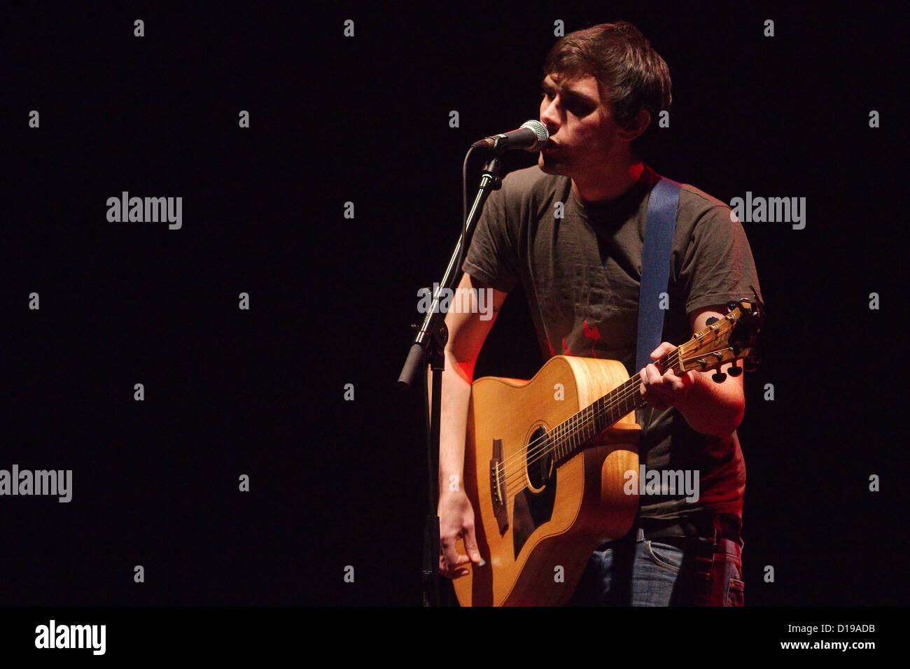 Mark McCabe performs in Inverness, Scotland at the Ironworks supporting ...